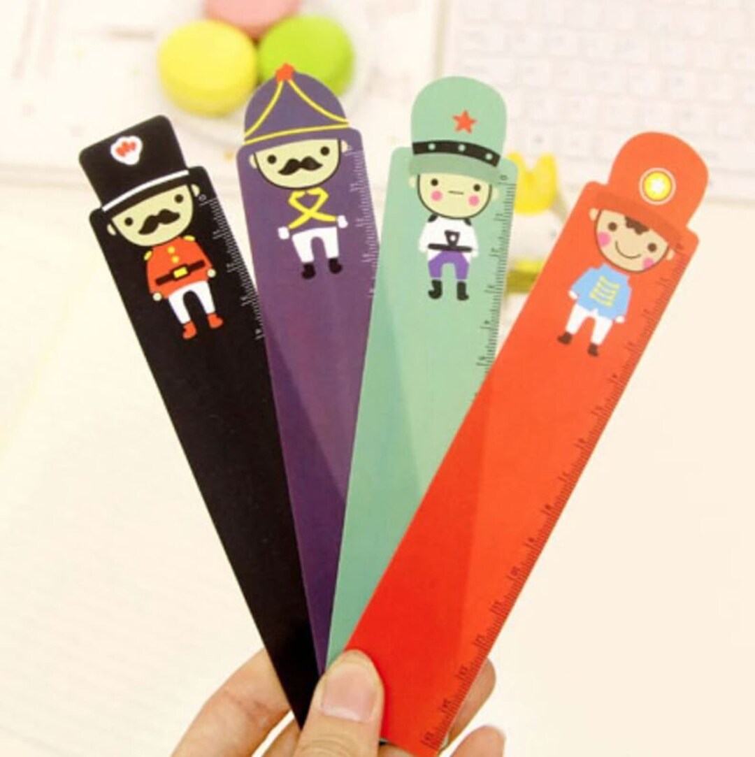 Flexible Cartoon Soldiers Rulers Back to Schoolrulers Kids - Etsy