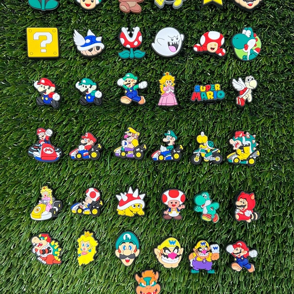 Mario and Luigi Croc Jibbitz - Etsy