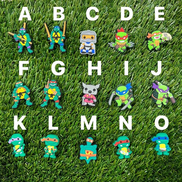 Ninja Turtle Jibbitz - Etsy