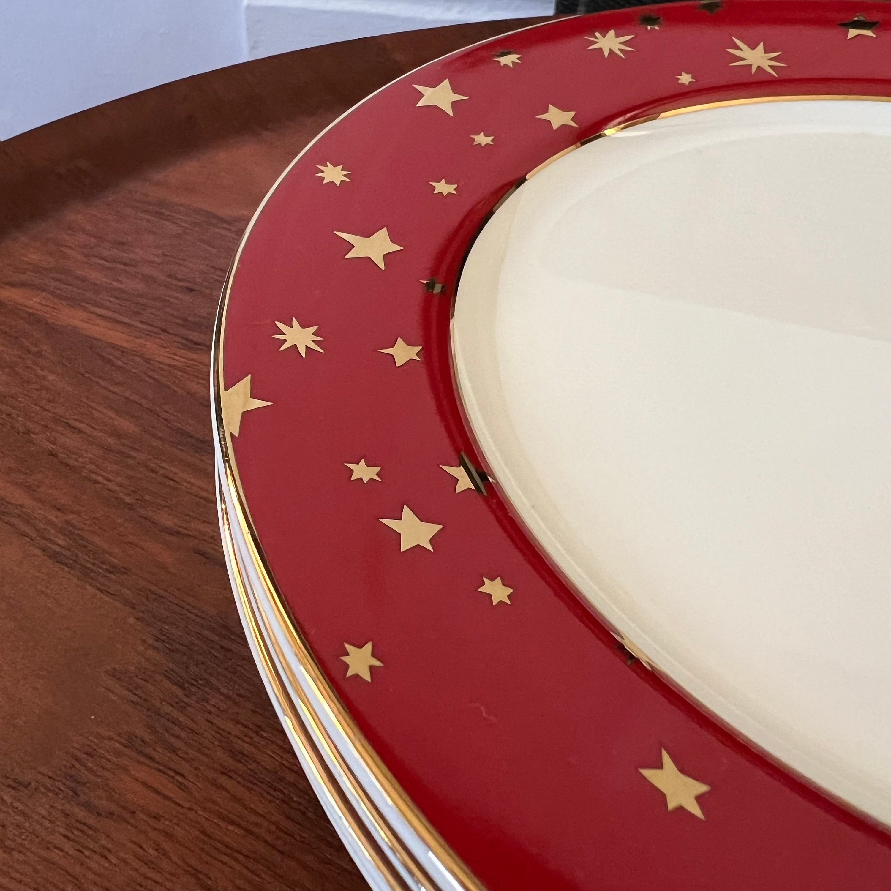 Vintage Sakura Red Galaxy Plates & Bowls - Etsy