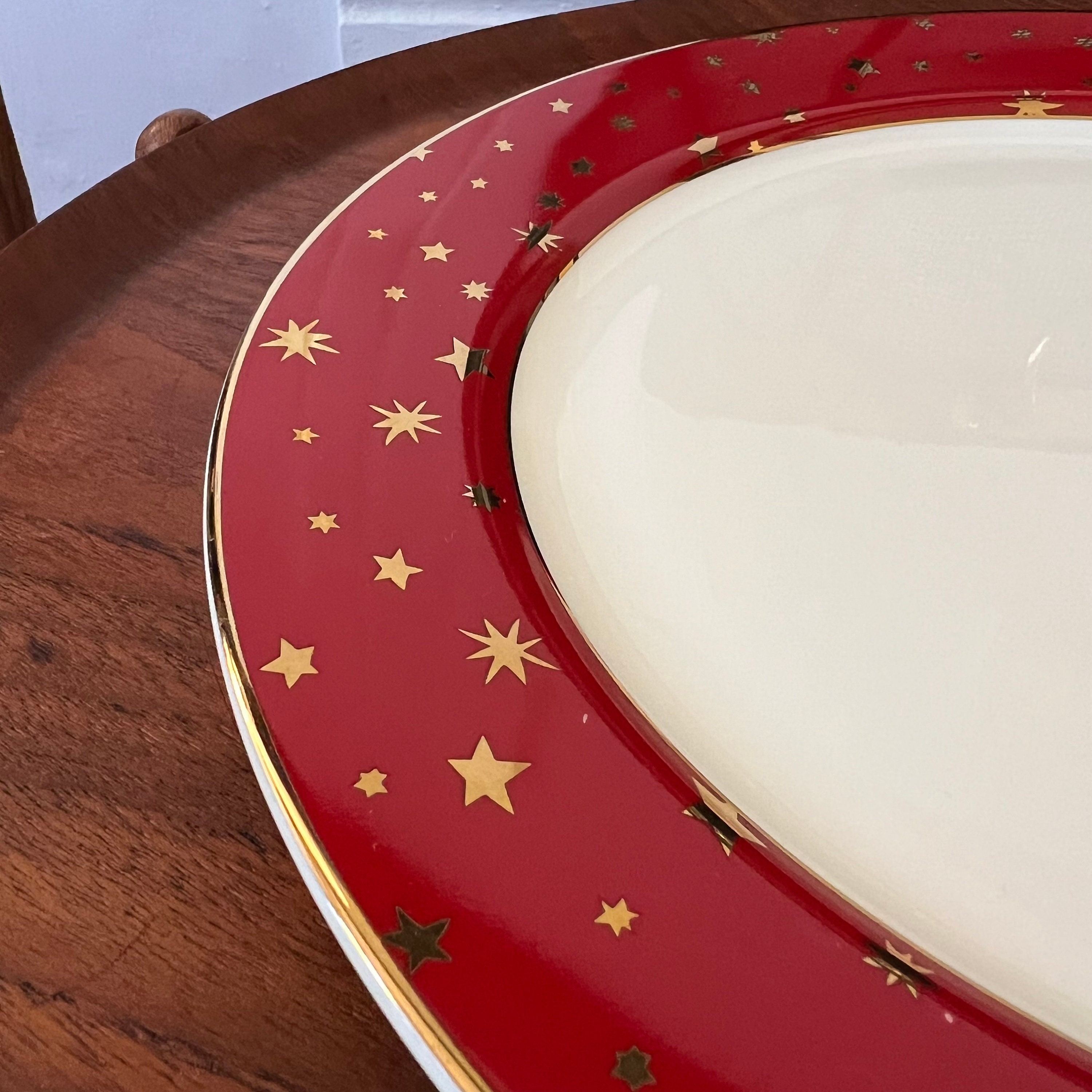 Vintage Sakura Red Galaxy Plates & Bowls - Etsy