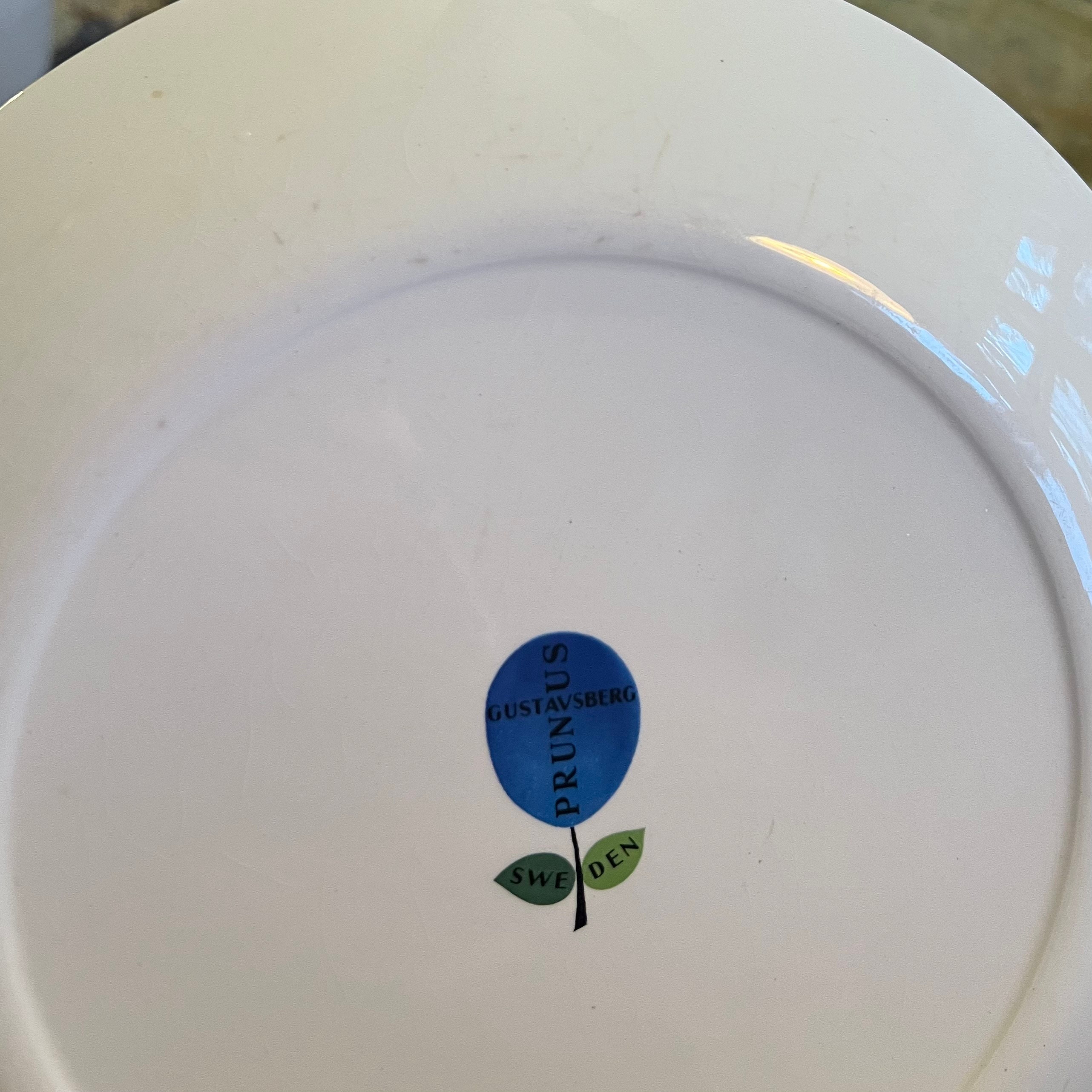 Vintage Swedish Gustavsberg Prunus Dinner Plates, Set of 3 - Etsy
