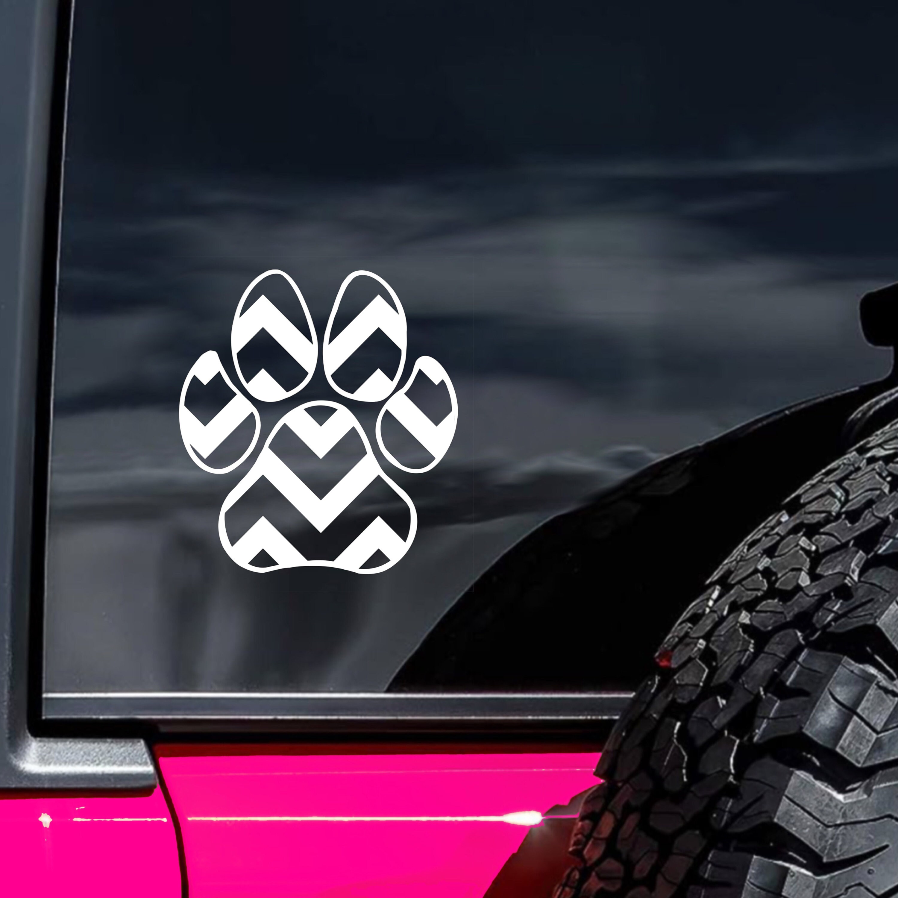 Dog Paw Print Decal SVG, Paw SVG PNG - Etsy