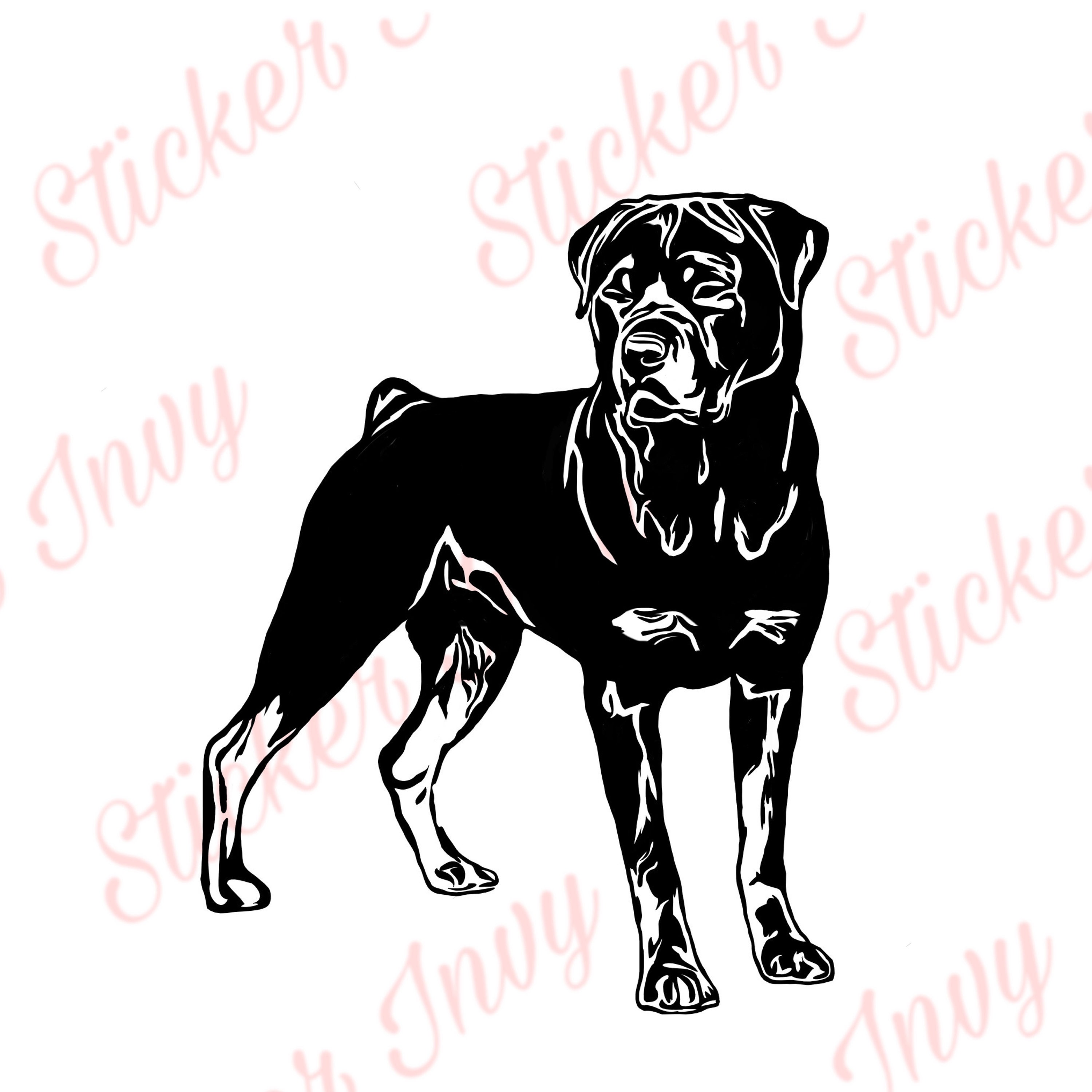 Rottweiler SVG Dog SVG - Etsy
