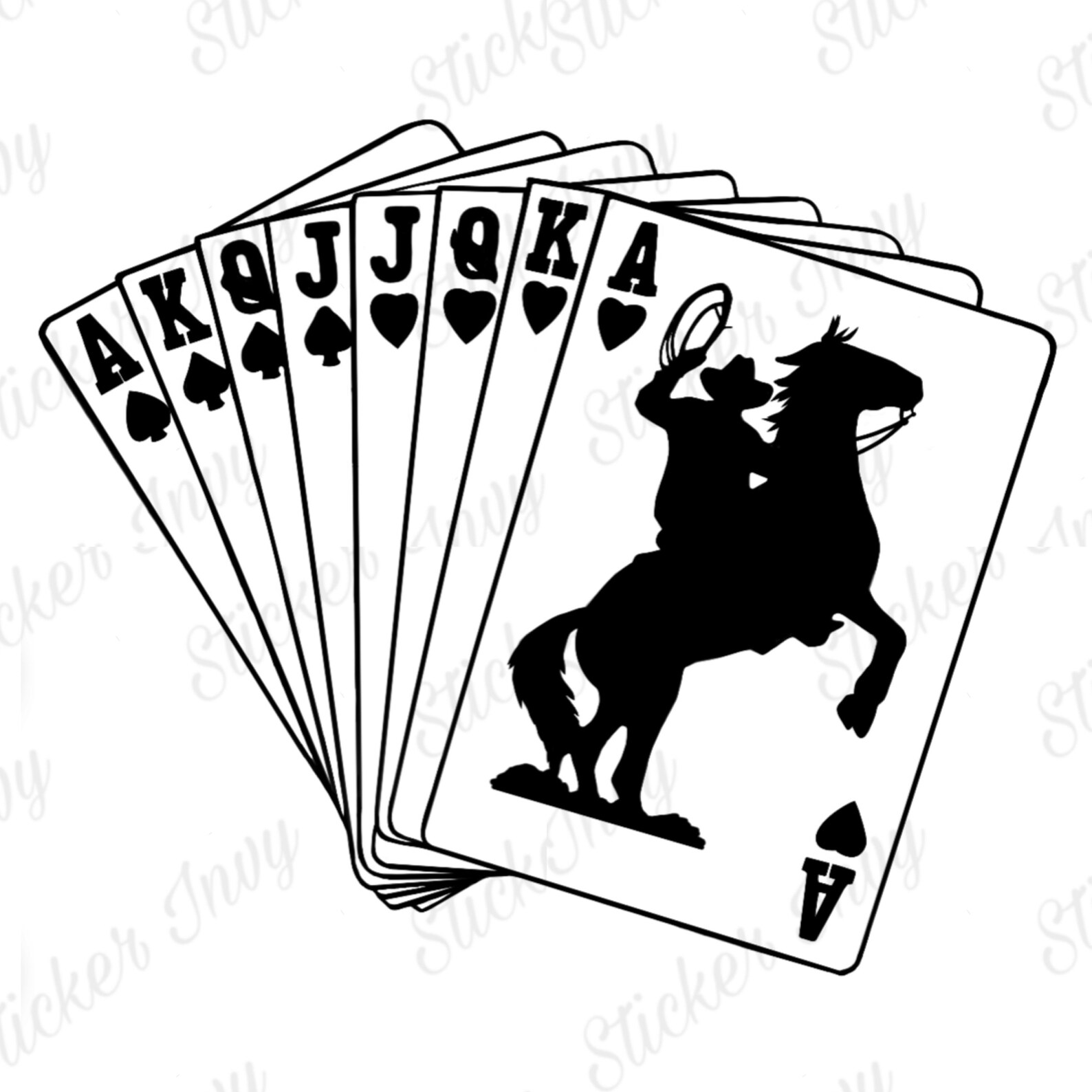 Deck of Cards SVG, Western SVG, Cowboy SVG - Etsy