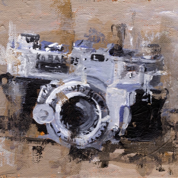 Camera Painting - Etsy