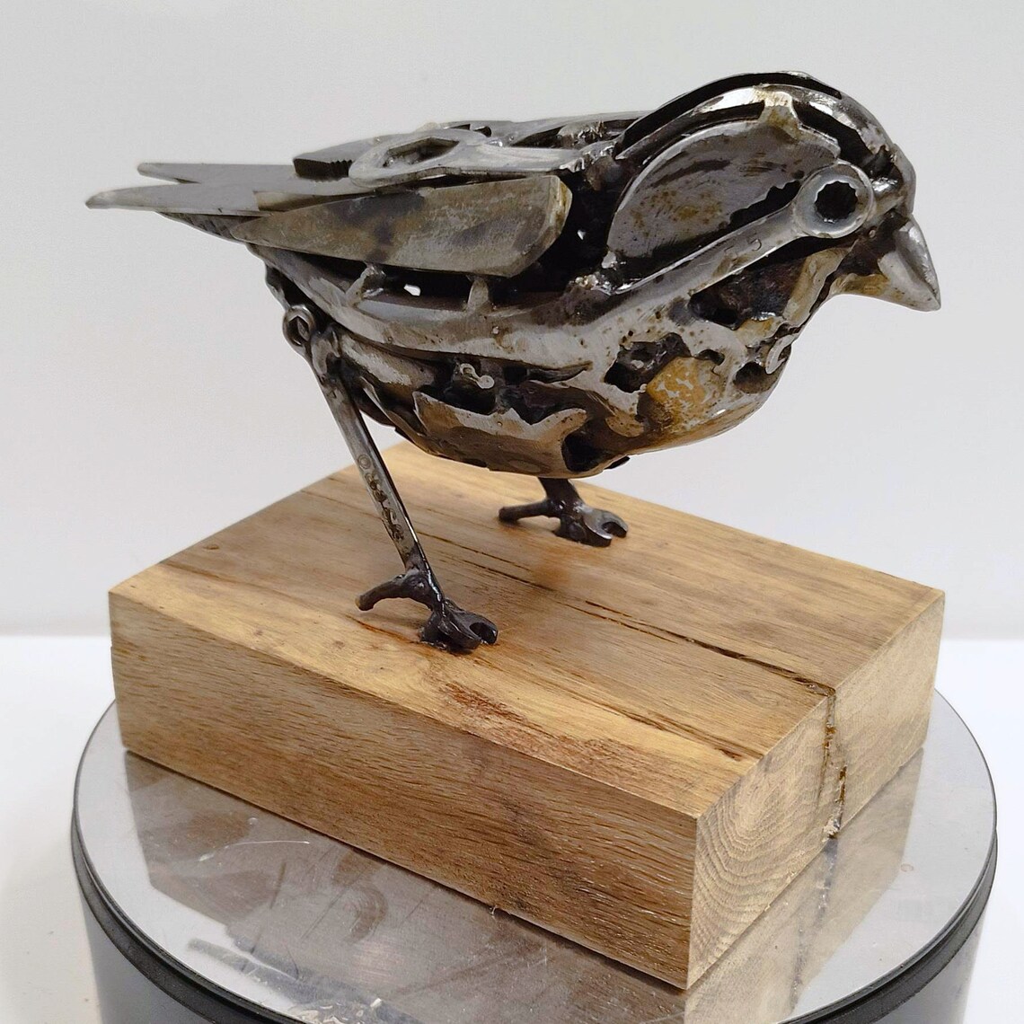 Scrap Metal Steel Goldfinch Sculpture Statue - Etsy