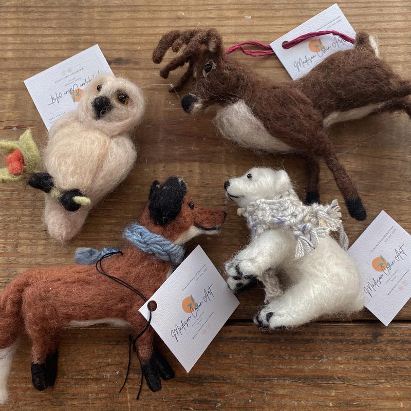 Wool Needle Felted - Etsy