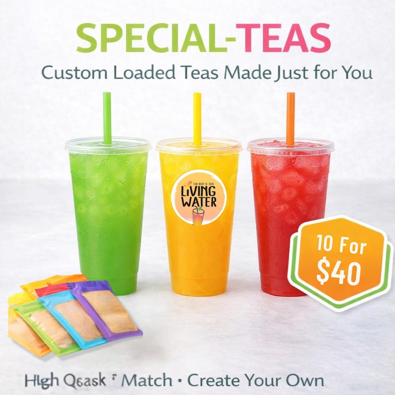 Custom Loaded Teas Made Just for You! - Etsy