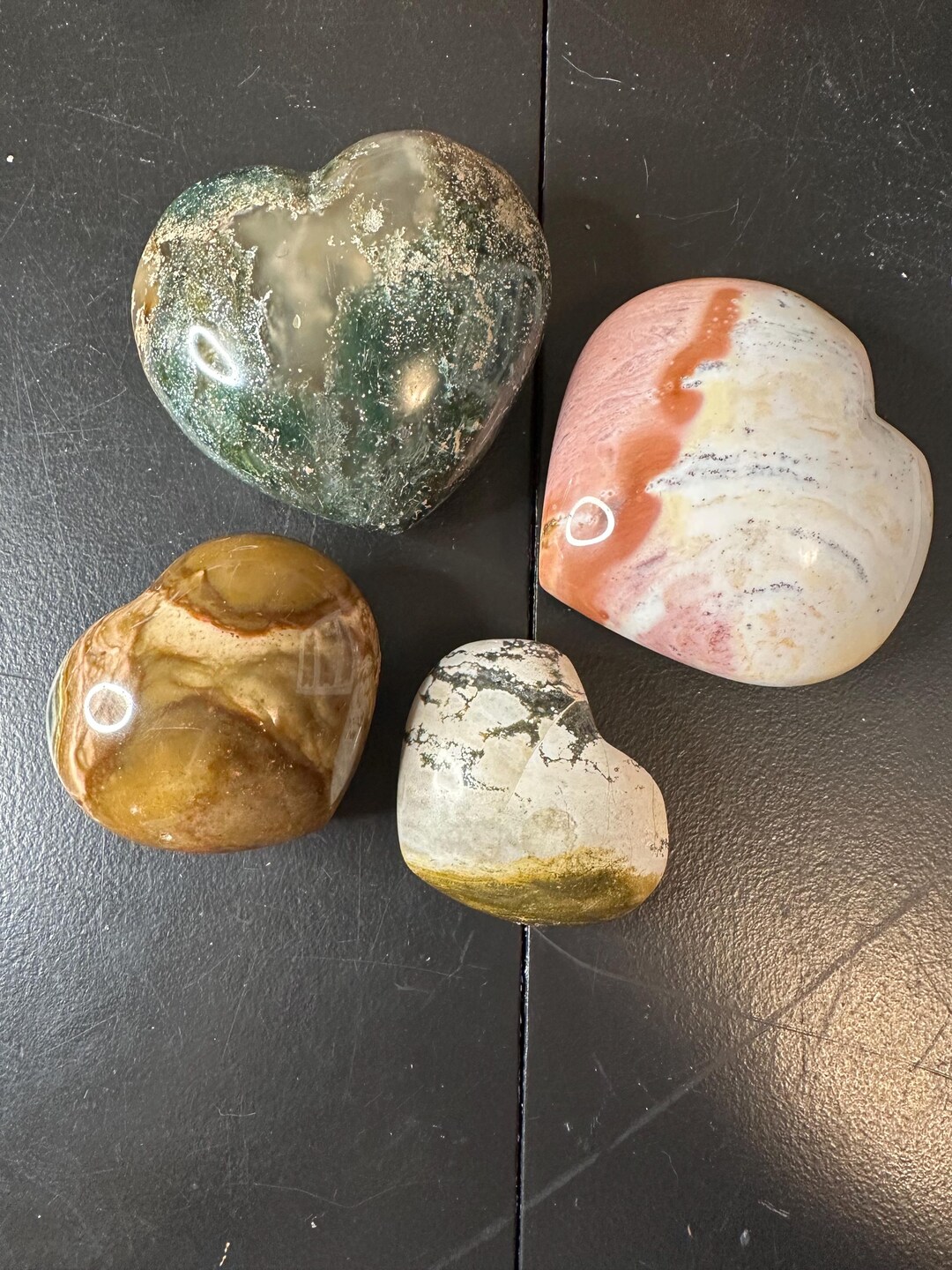 Various Jasper Hearts - Etsy