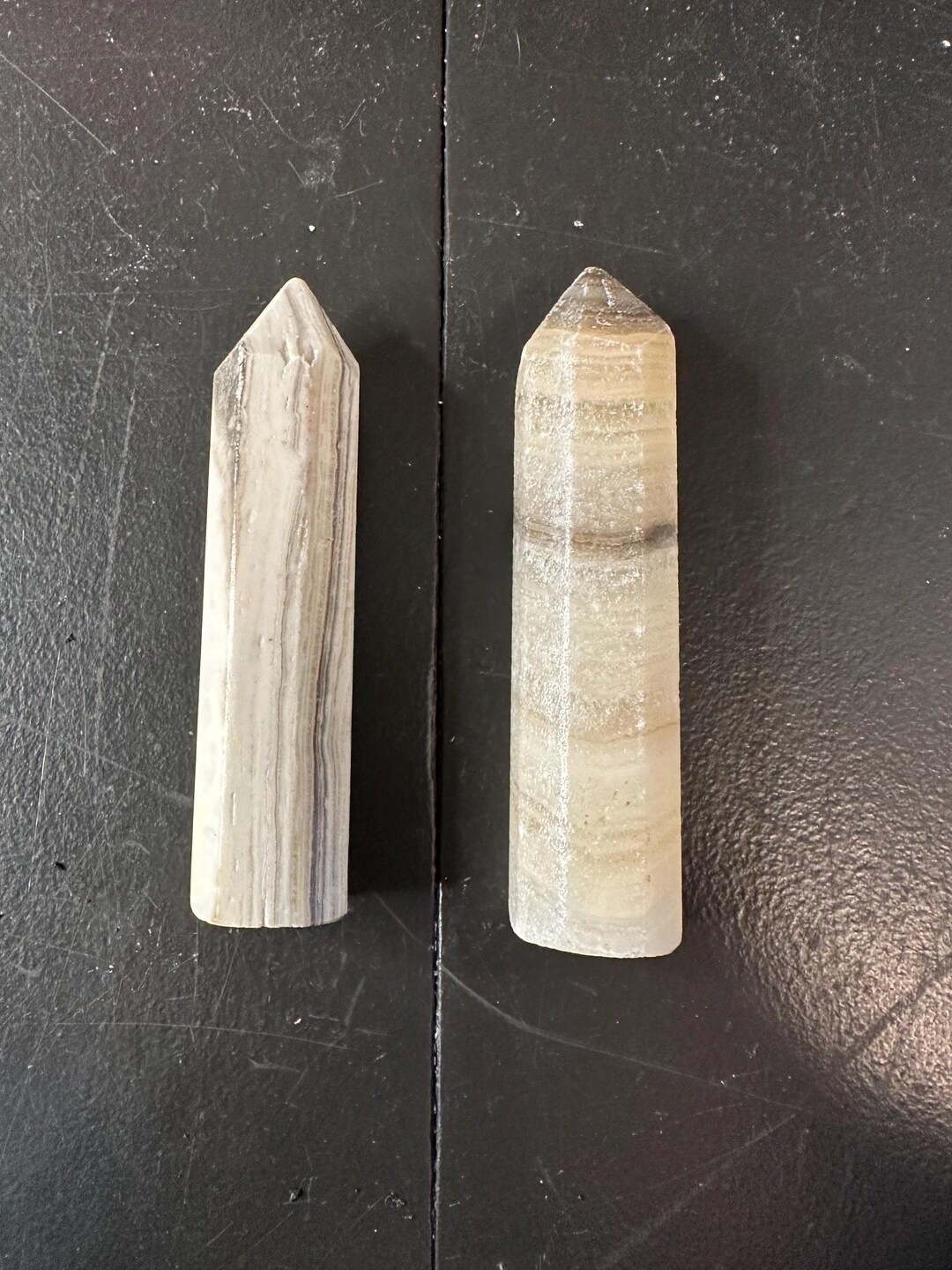 Zebra Calcite Towers - Etsy