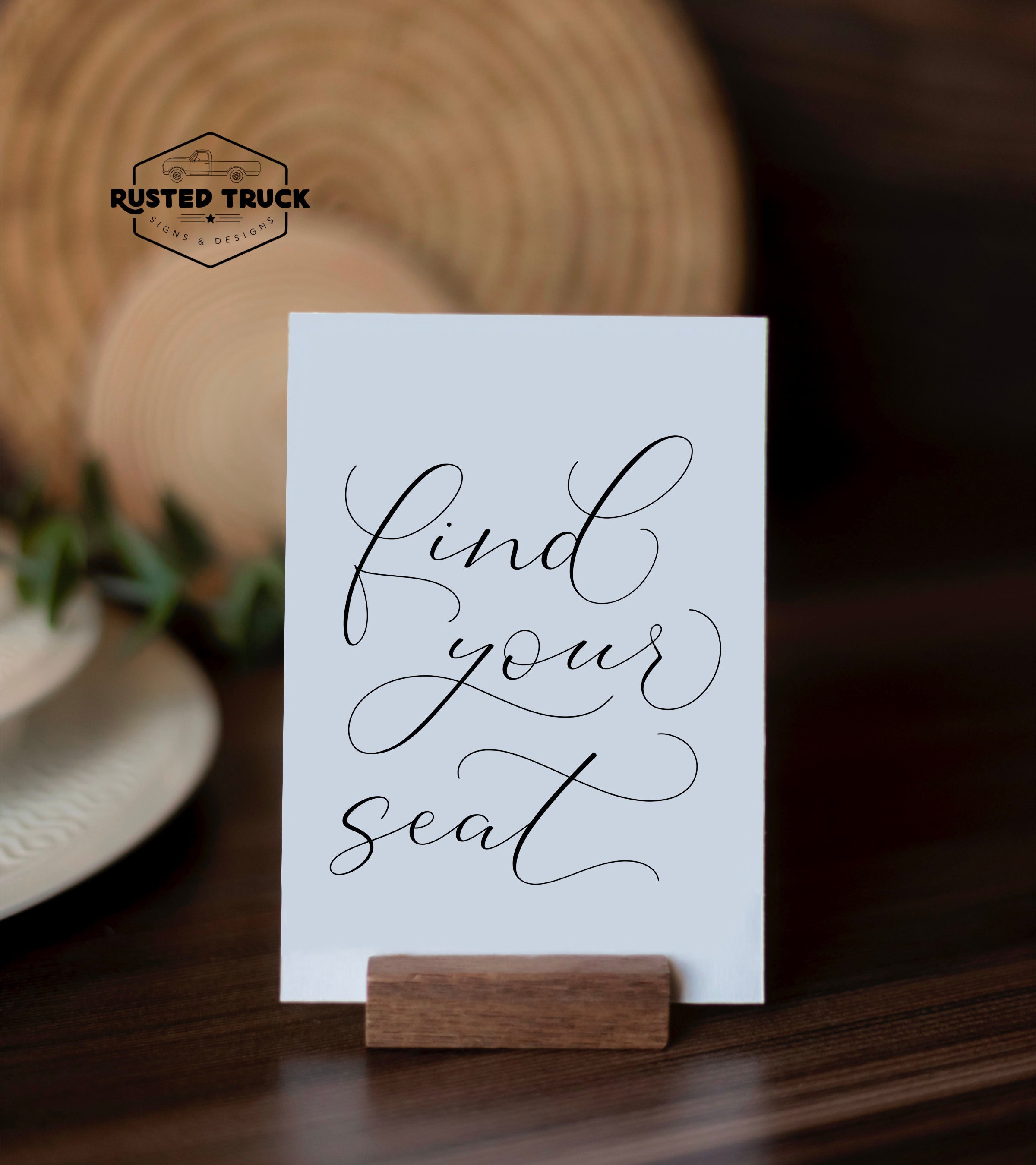 Find Your Seat Sign, Wedding Seating Sign, Wedding Signs, Printable ...