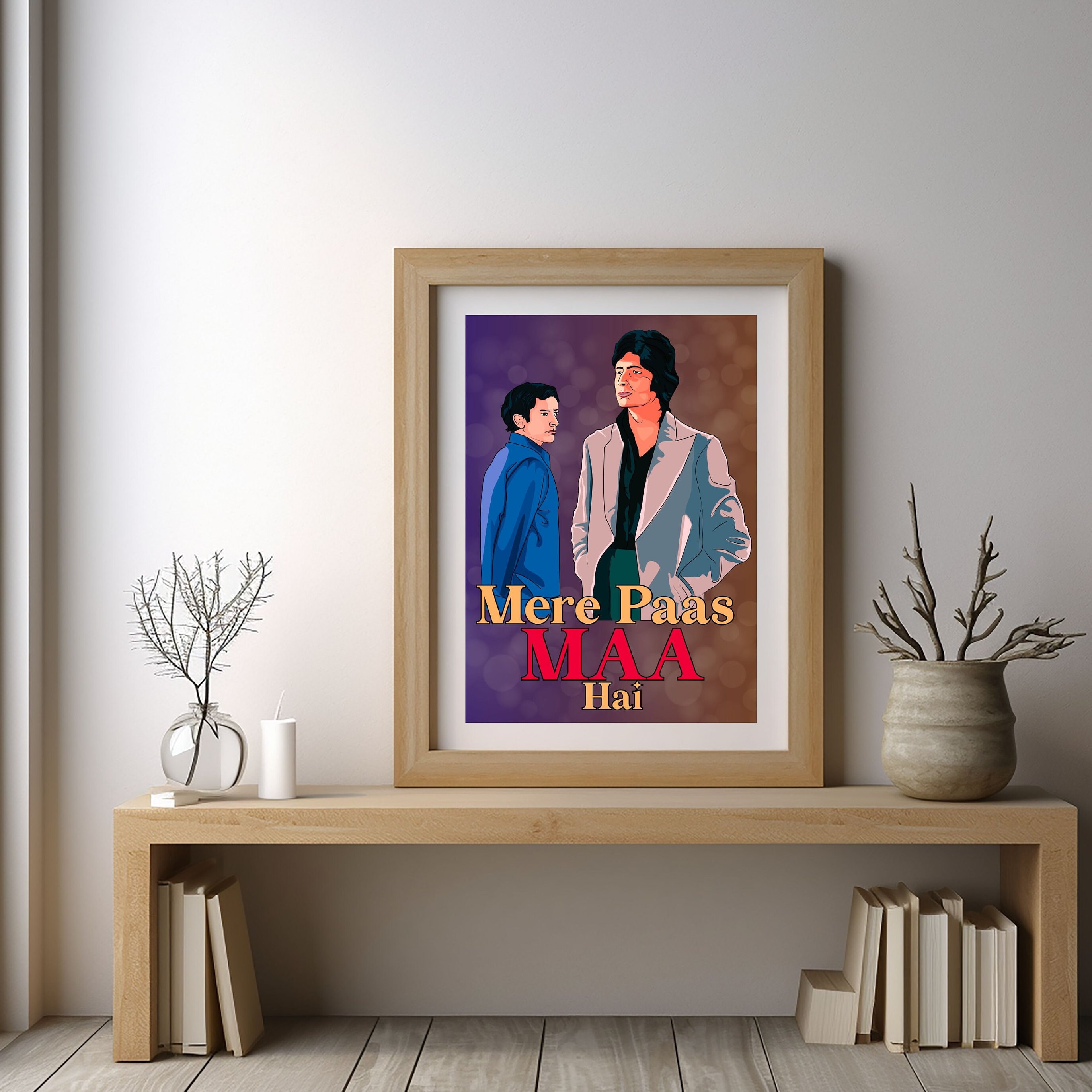 Bollywood Wall Art, Vibrant Art, Bollywood Actor Portraits, Iconic ...