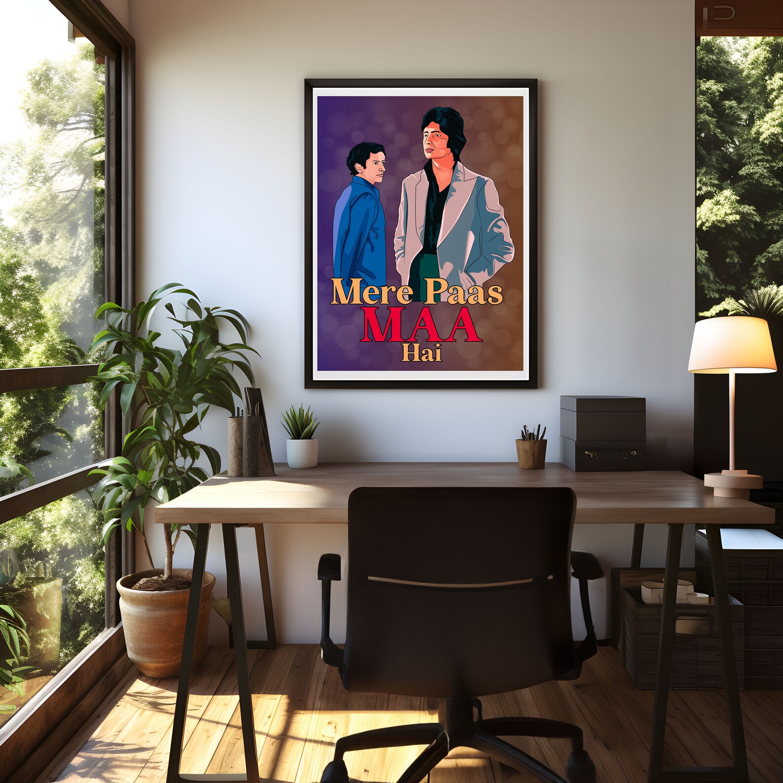 Vibrant Wall Art, Bollywood Actors, Iconic Dialogues, Premium Matte ...