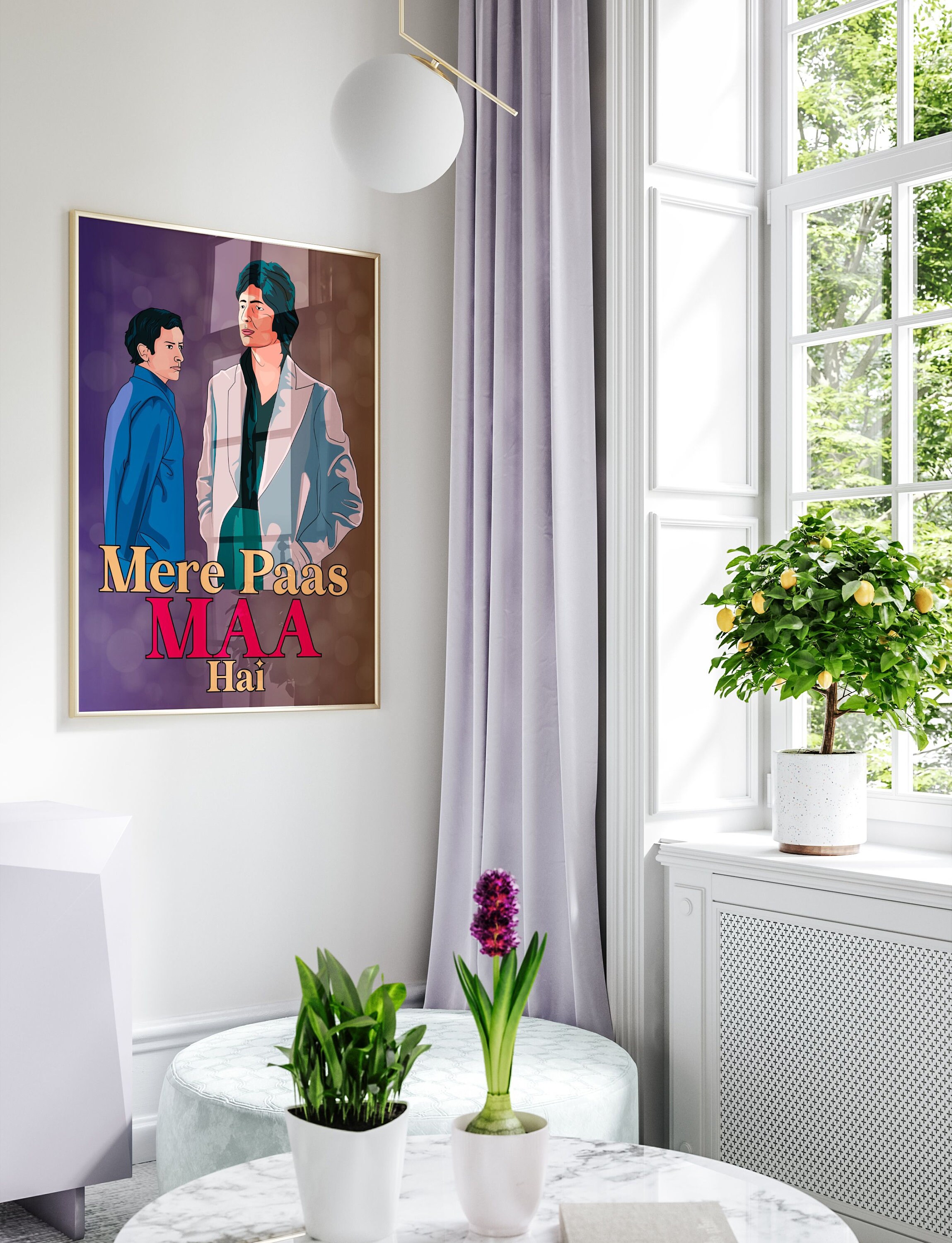 Vibrant Wall Art, Bollywood Actors, Iconic Dialogues, Premium Matte ...