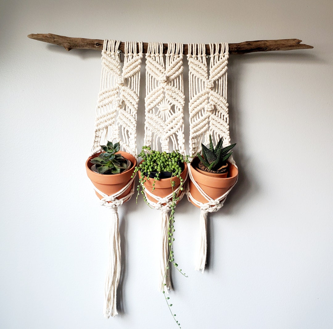 Driftwood Macrame Wall Hanging - Etsy