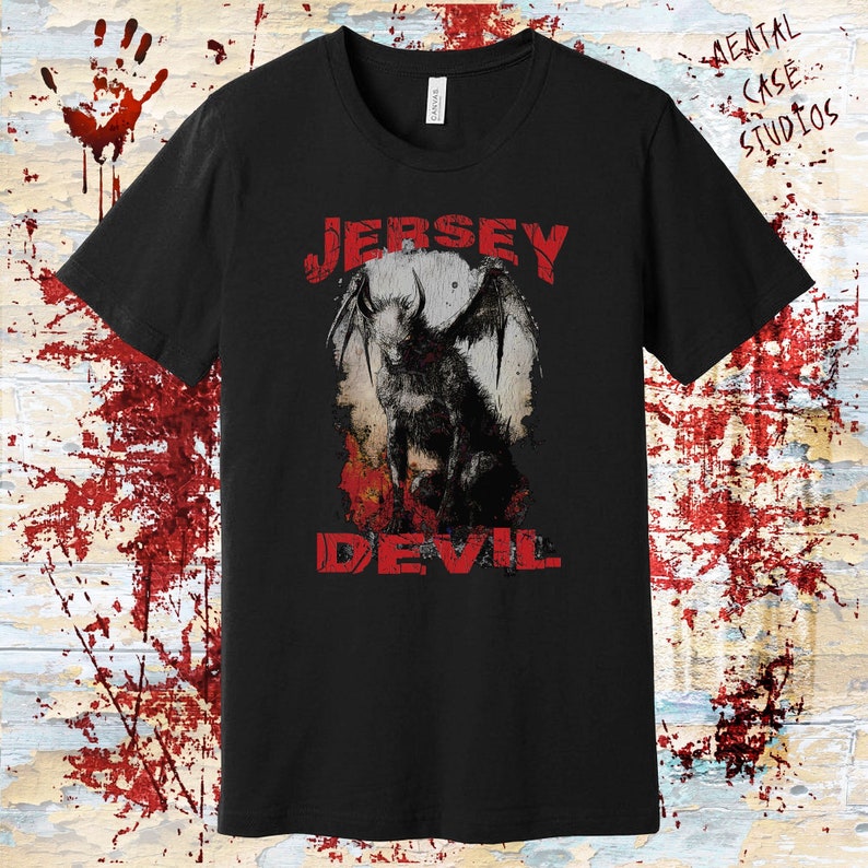 Jersey Devil Shirt, Leeds Devil, Cryptid, Pine Barrens, Folklore ...