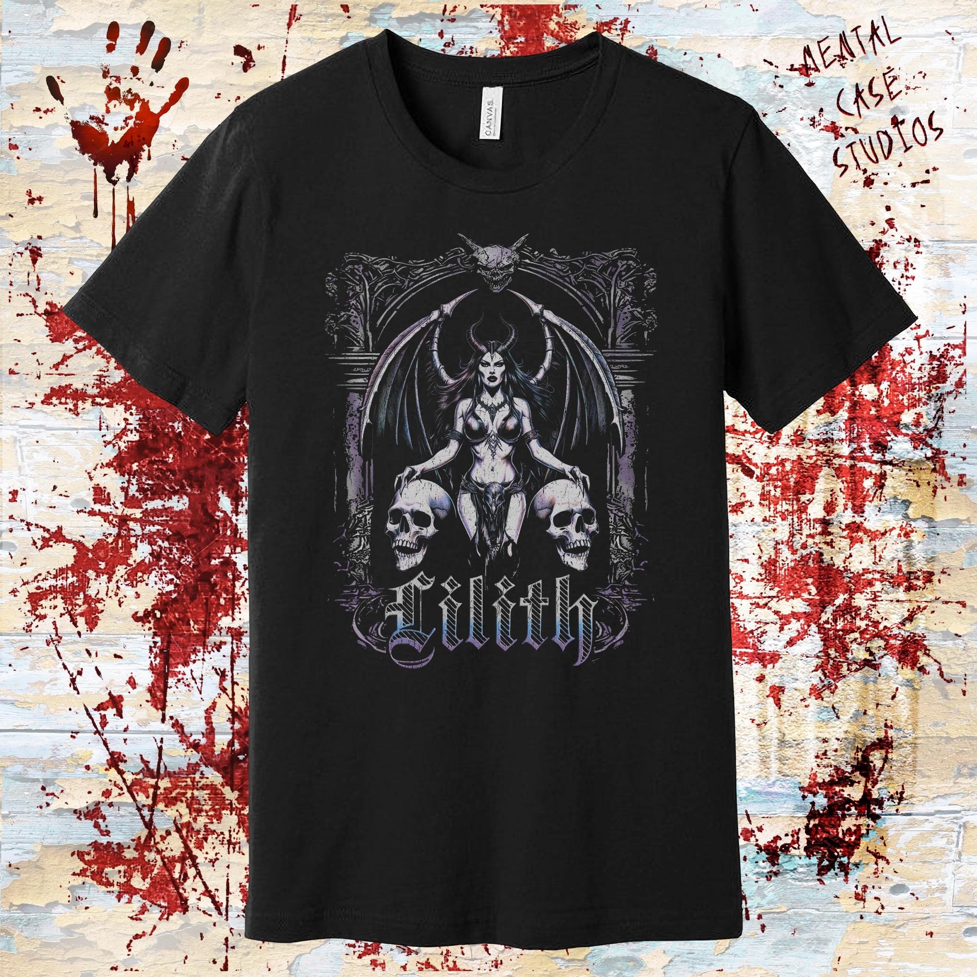 Lilith Shirt Dark Goddess Mother of All Demons Gothic Style Gift ...