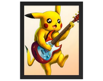 Pikachu Guitar - Etsy