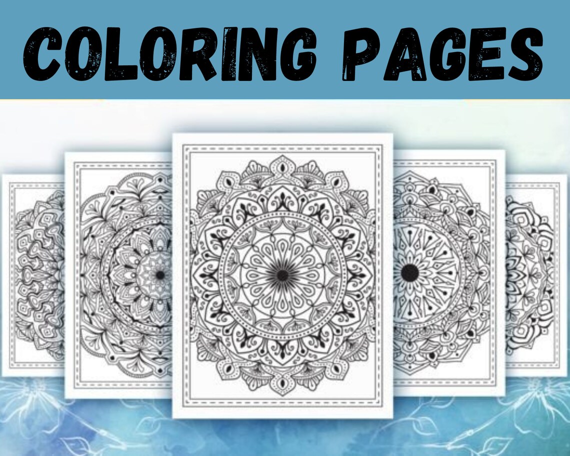 Mandala Coloring Book, Mandala Coloring Page, Coloring Book, Coloring ...