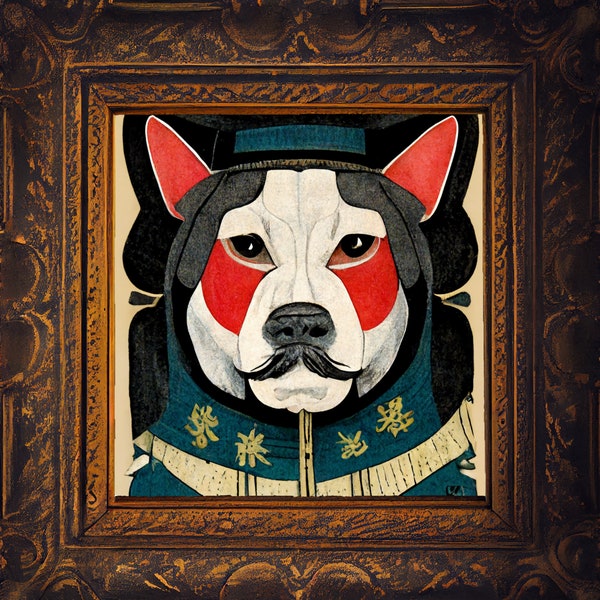 Japanese Ukiyo E Samurai - Etsy