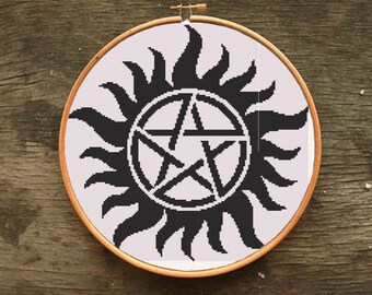 Supernatural Poster Cross Stitch Pattern - Etsy
