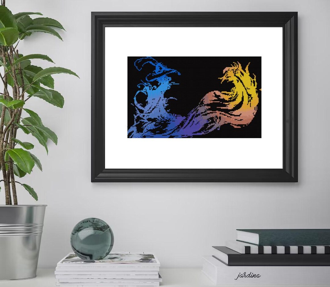 Final Fantasy X Logo Counted Cross Stitch Pattern - Etsy