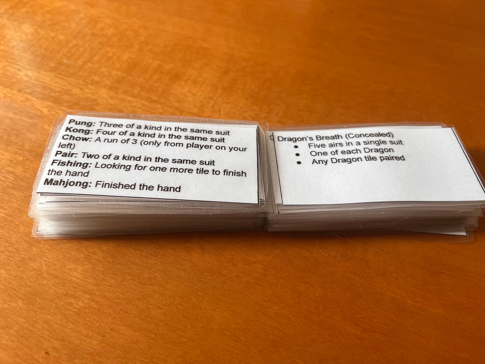 Learning to Play Mahjong Hand Cards Set 1 and 2 Printable PDF - Etsy