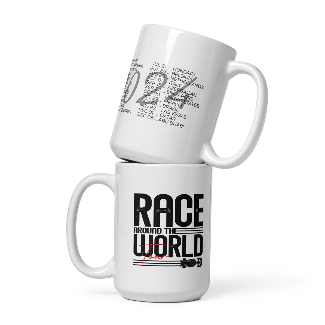 Formula 1 2024 Mug Race Around the World F1 Large Mug Formula One ...