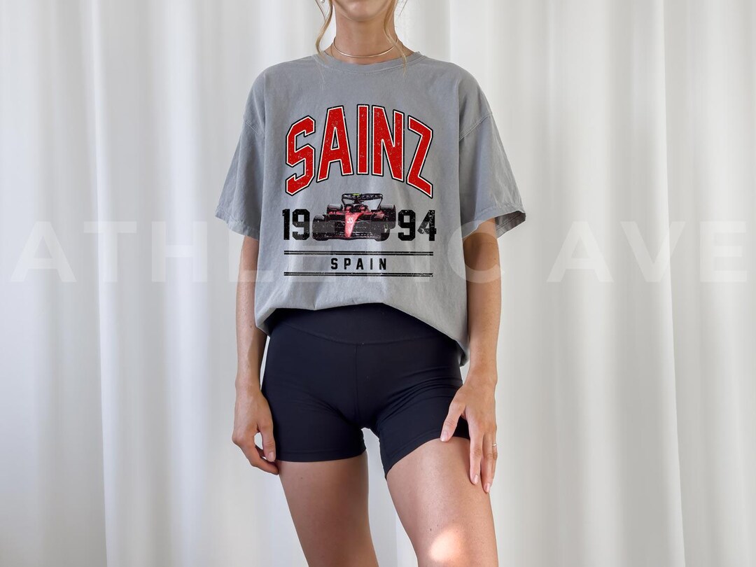 Carlos Sainz T-shirt Formula 1 Retro Ferrari Carlos Sainz Shirt F1 Gift ...