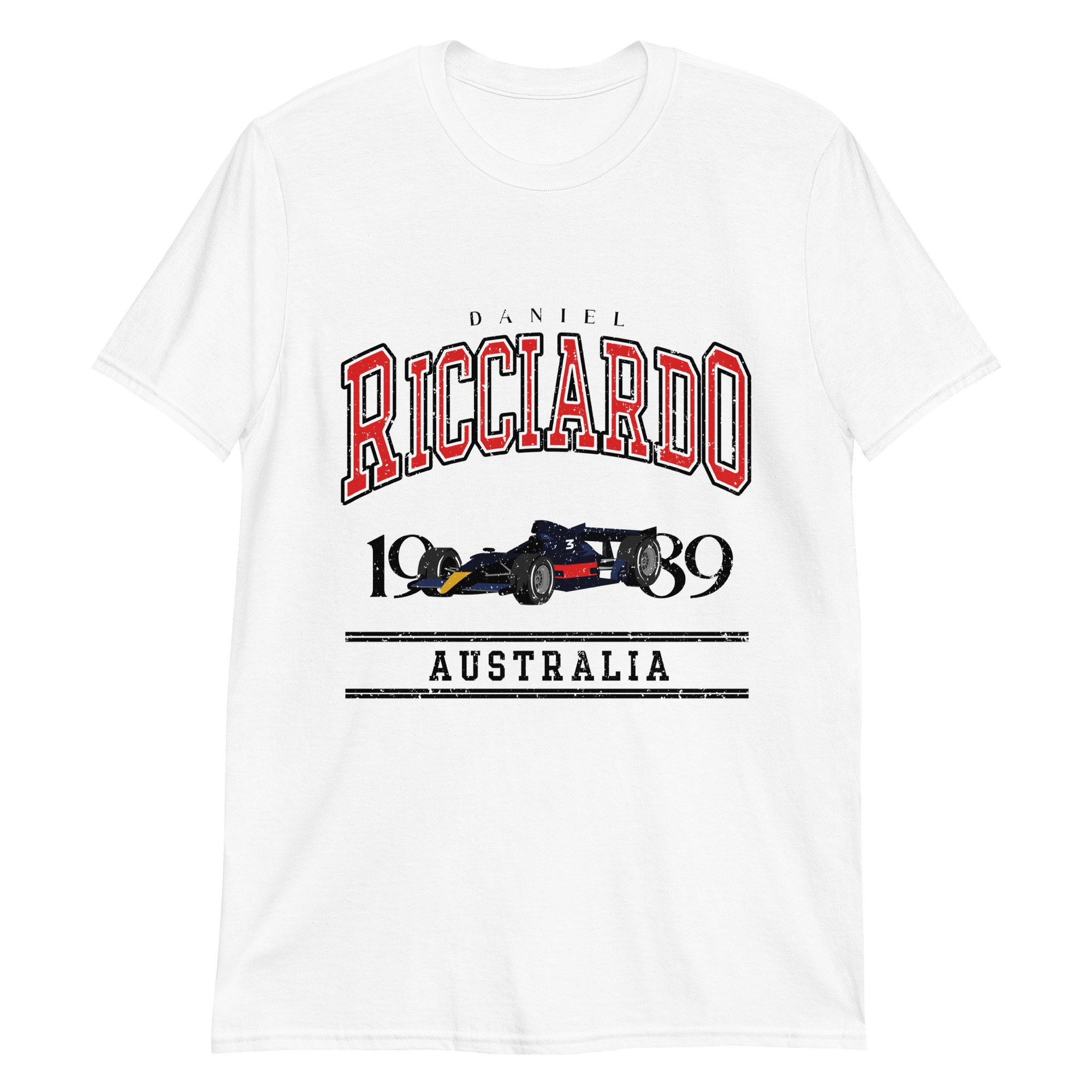 Daniel Ricciardo T-shirt Formula 1 Retro Red Bull Daniel - Etsy