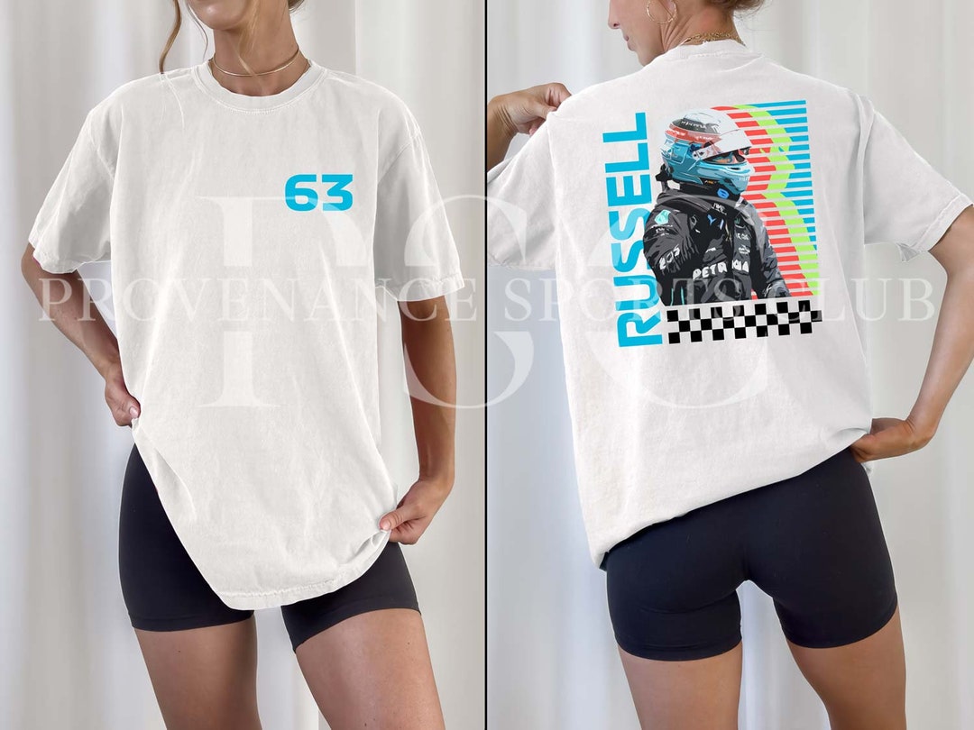 George Russell T-shirt Comfort Colors Formula 1 Mercedes George Russell ...