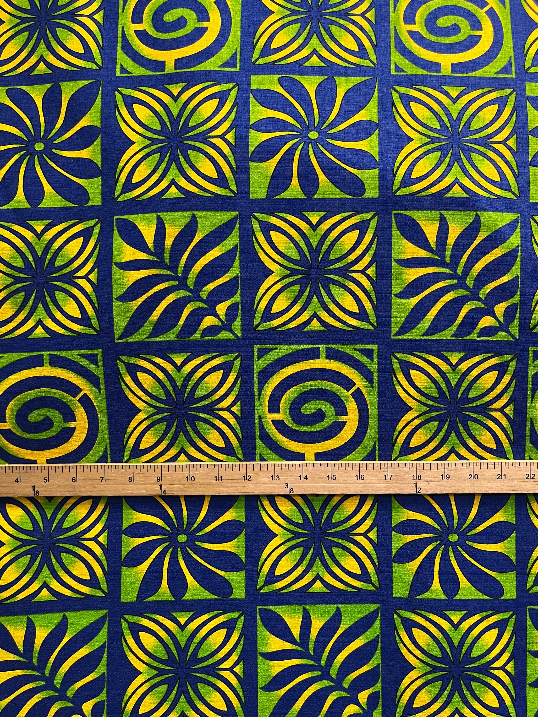 Traditional Polynesian Tapa Design Cotton Light Barkcloth Fabric ...