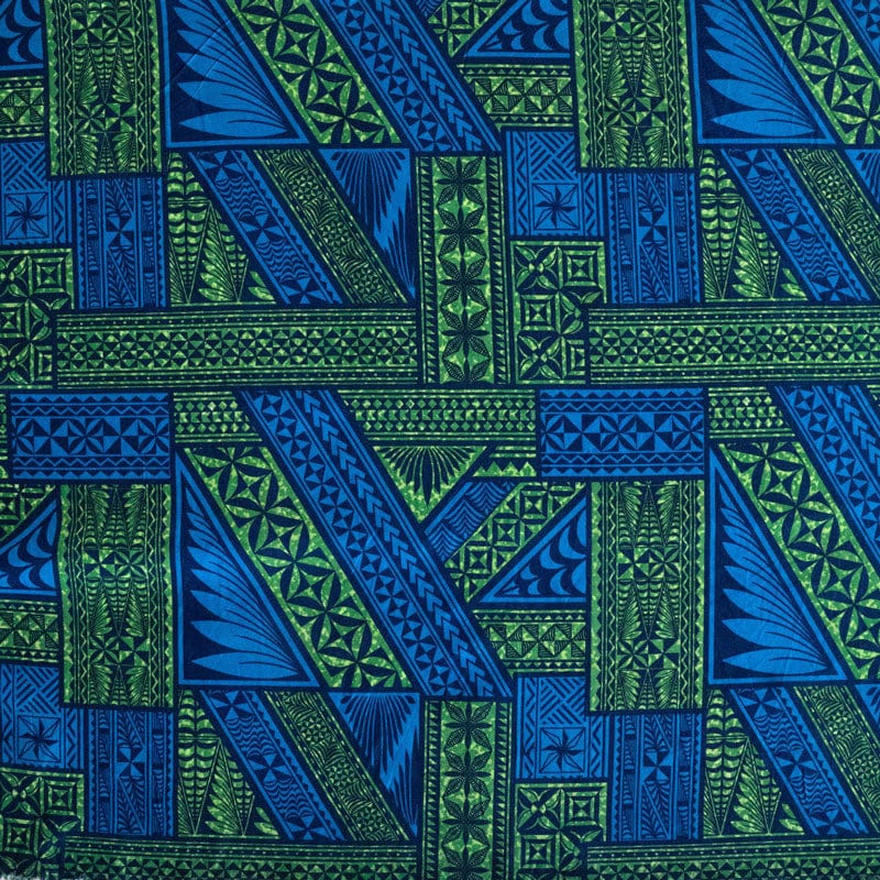Traditional Tongan Geometric Design Fabric | Peachskin - Etsy