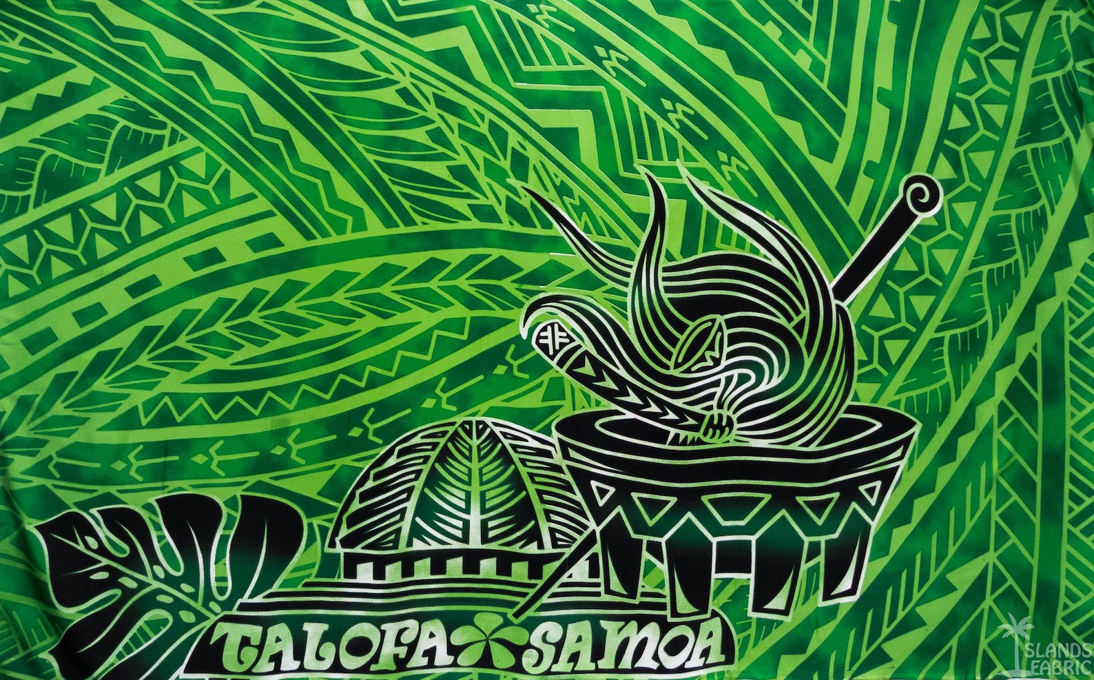 Talofa Samoa Kava Bowl Sarong | Islands Fabric - Etsy
