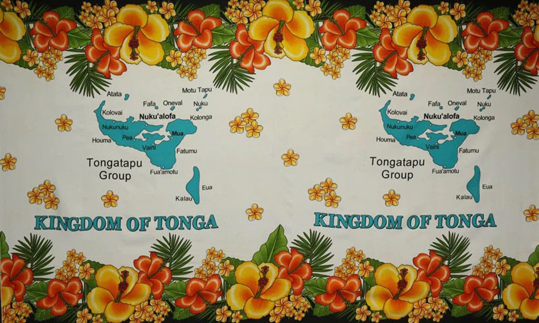 Kingdom of Tonga Islands Sarong - Etsy