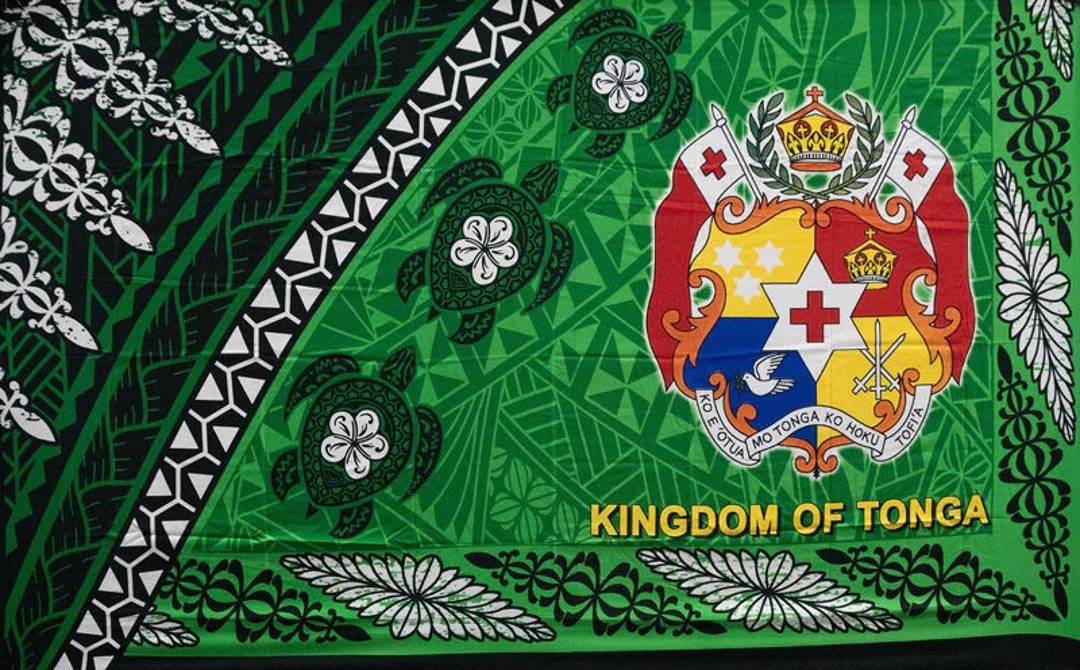 Kingdom of Tonga Seal Turtle Sarong - Etsy