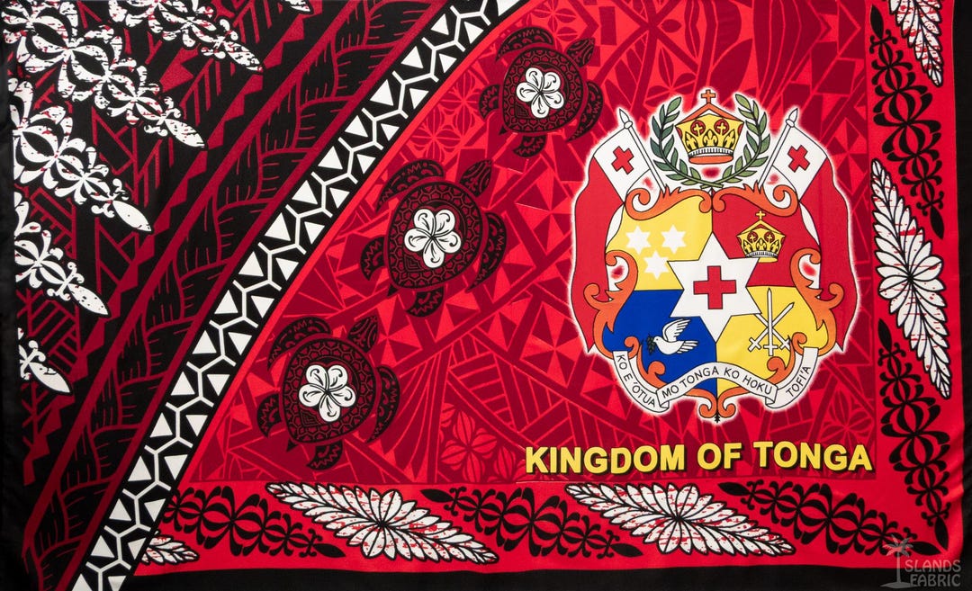 Kingdom of Tonga Seal Turtle Sarong - Etsy