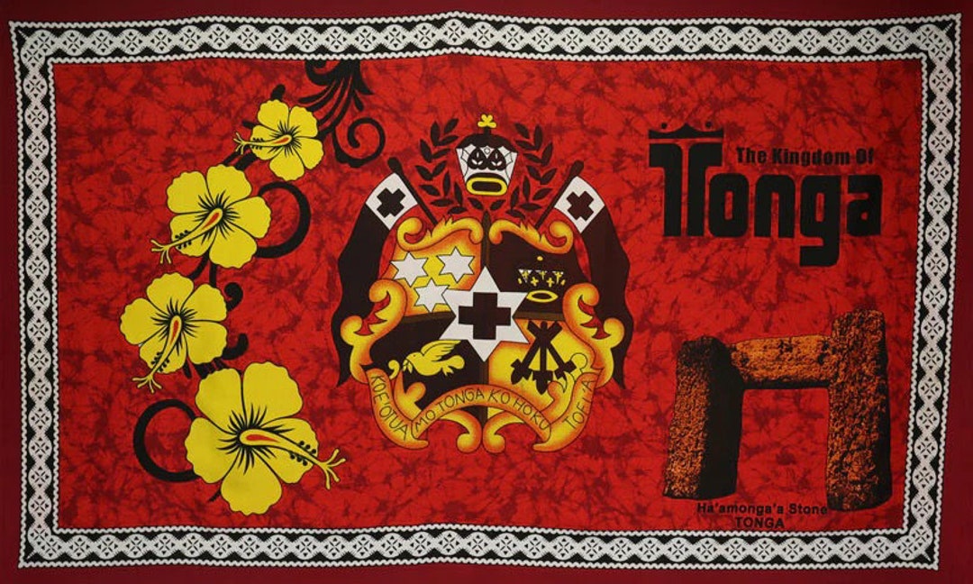Kingdom of Tonga Ha’amonga ‘a Maui Sarong - Etsy