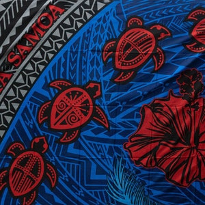Talofa Samoa Sea Turtles Hibiscus Sarong - Etsy