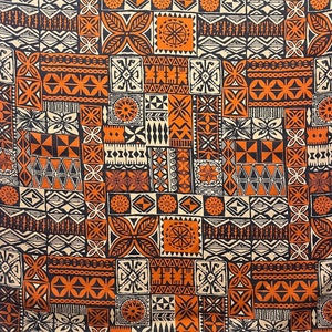 Polynesian Tapa Fabric | Light Barkcloth - Etsy