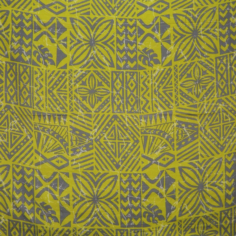 Traditional Polynesian Tapa Design Light Barkcloth | Islands Fabric - Etsy