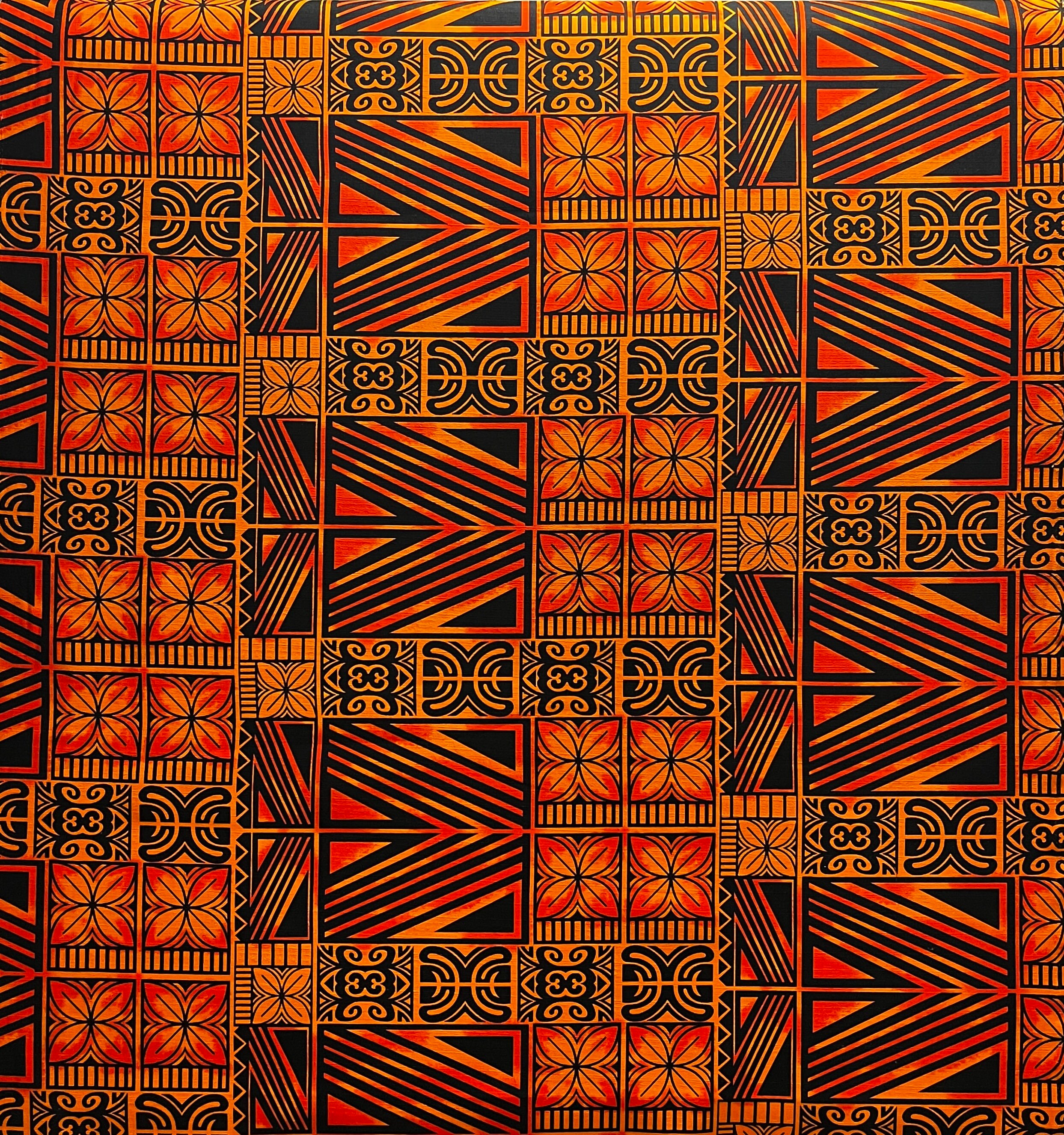 Traditional Polynesian Tapa Fabric | Light Barkcloth - Etsy
