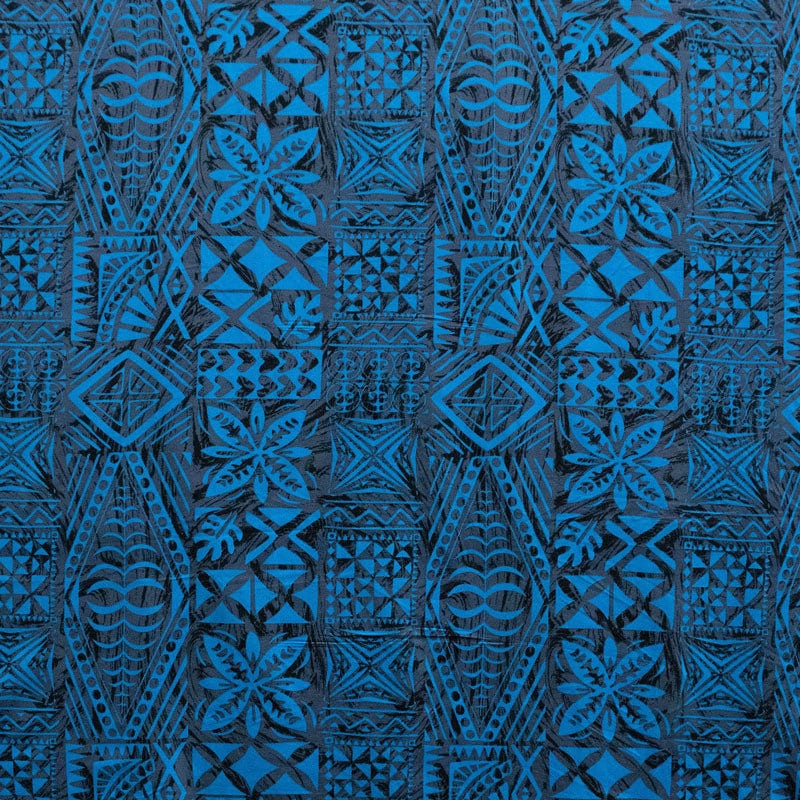 Traditional Tongan Geometric Design Polyester Fabric - Etsy