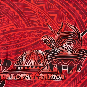 Talofa Samoa Kava Bowl Sarong | Islands Fabric - Etsy