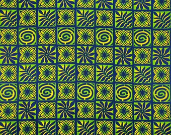 Traditional Polynesian Tapa Design Light Barkcloth - Etsy