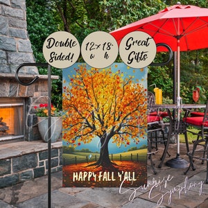 Happy Fall Y'all Country Tree Thanksgiving Fall Colors Autumn Leaves ...
