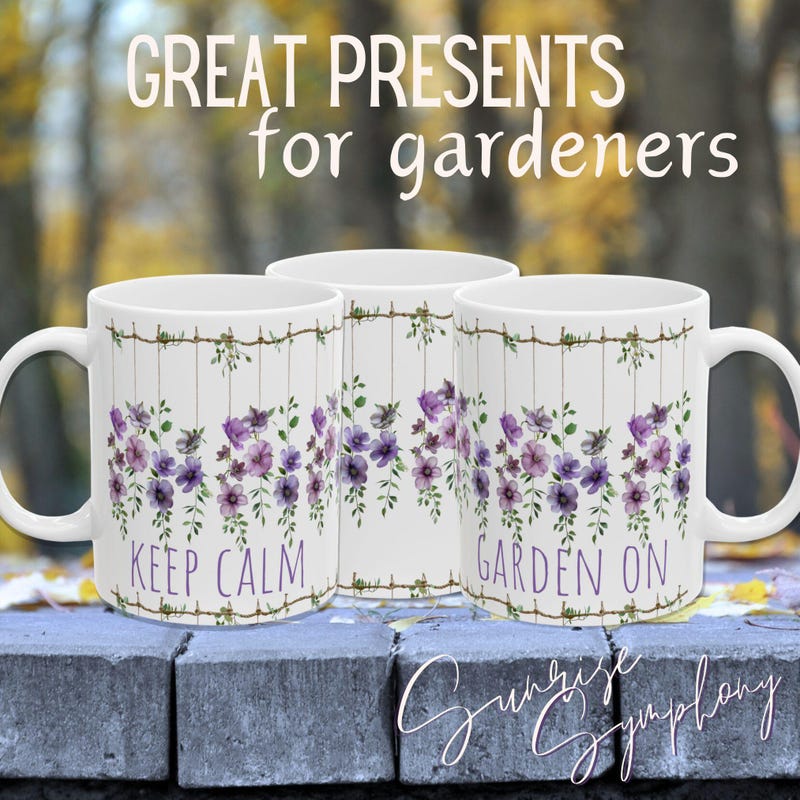 Calm Garden Mug - Etsy