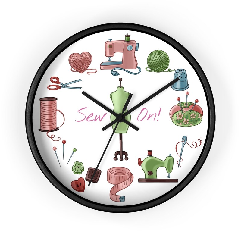 Sewing Room Clock - Etsy