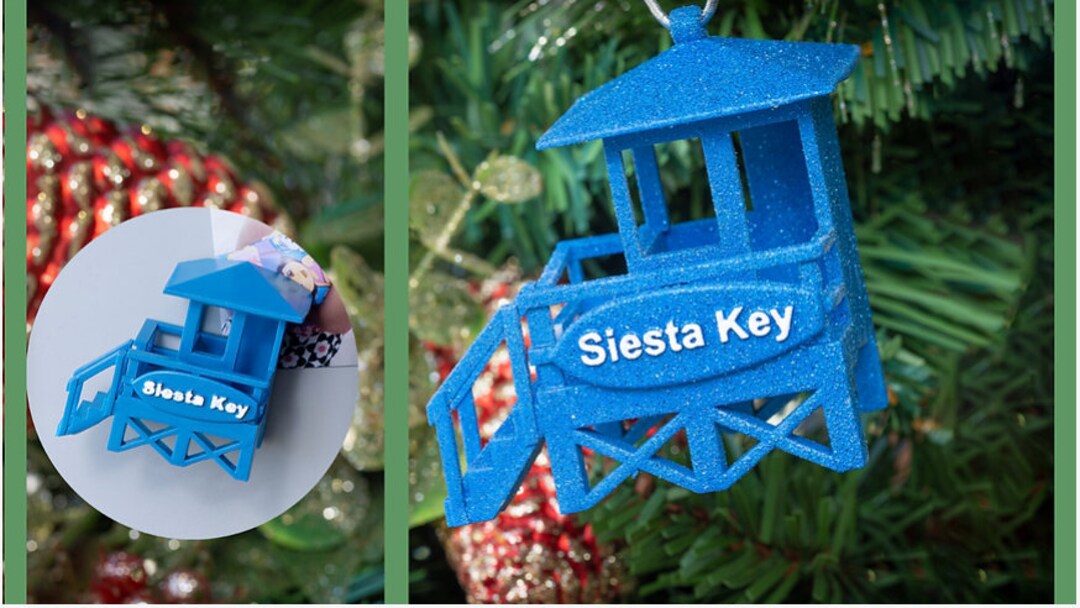 Siesta Key Lifeguard Magnet and Ornament Any Combo - Etsy